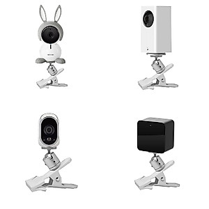 FASTSNAIL Desk Clip Clamp Mount Holder Compatible with Wyze Cam Pan, for Wyze Cam V3, for Arlo, for Arlo pro, for Arlo Baby Monitor and Other Cam with Same Interface