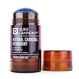 Duke Cannon Supply Co. Natural Charcoal Deodorant for Men, 2.75oz, Variety Set (Pack of 3) - Alcohol and Aluminum Free Solid Men's Deodorant for Odor Protection
