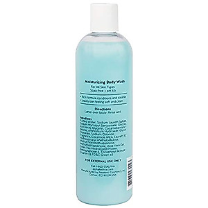 Alpha Skin Care Moisturizing Body Wash | Anti-Aging Formula | Glycolic Alpha Hydroxy Acid (AHA) | Vitamin E & Aloe Vera | Conditions & Soothes | For All Skin Types | 12 Fl Oz