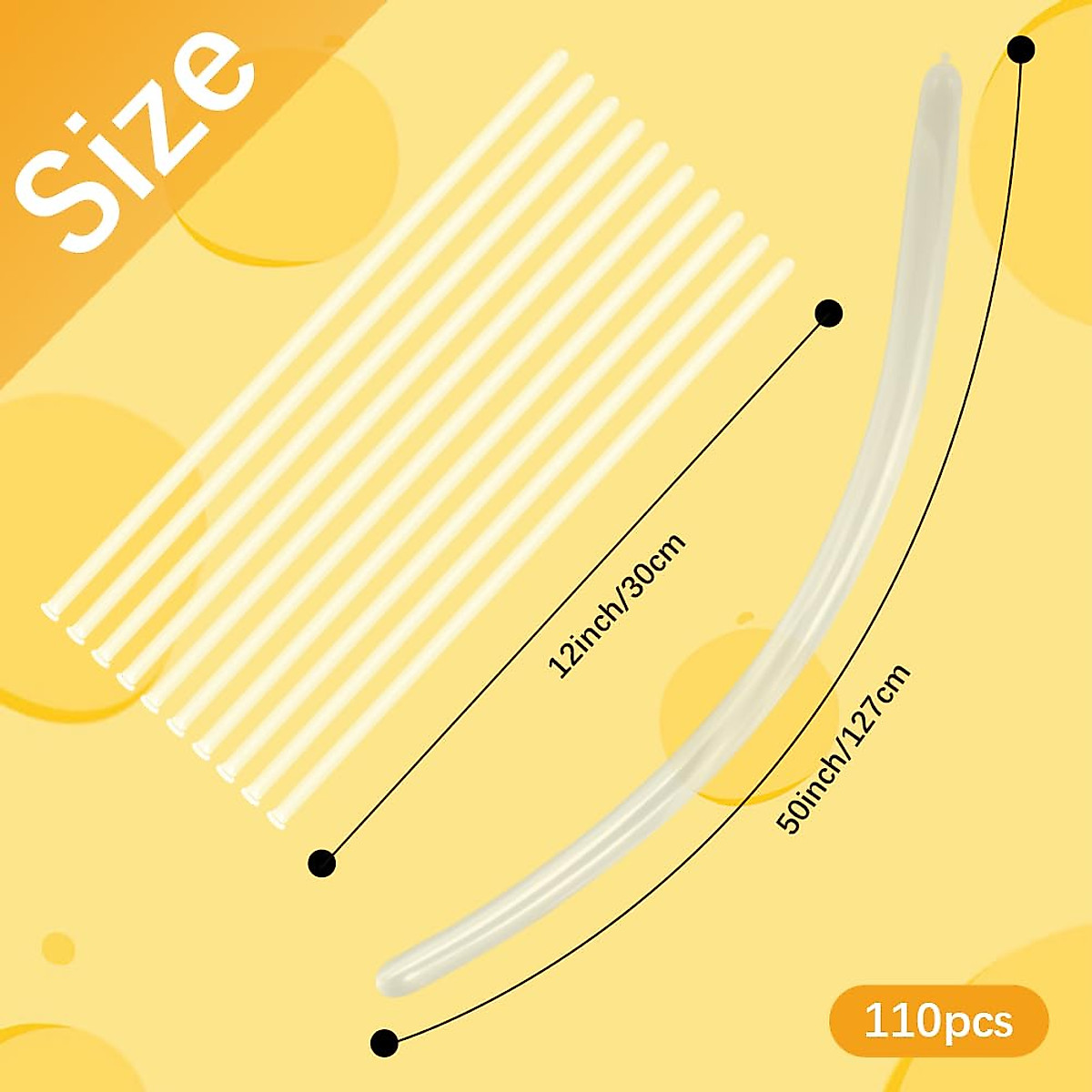 260 Balloons 110pcs Clear Balloons Long Balloons Party Decorations Twisting Balloons Animal Balloons Latex Balloons Long Balloons for Tying Balloon Arch Balloons for Balloon Arch Balloon Garland