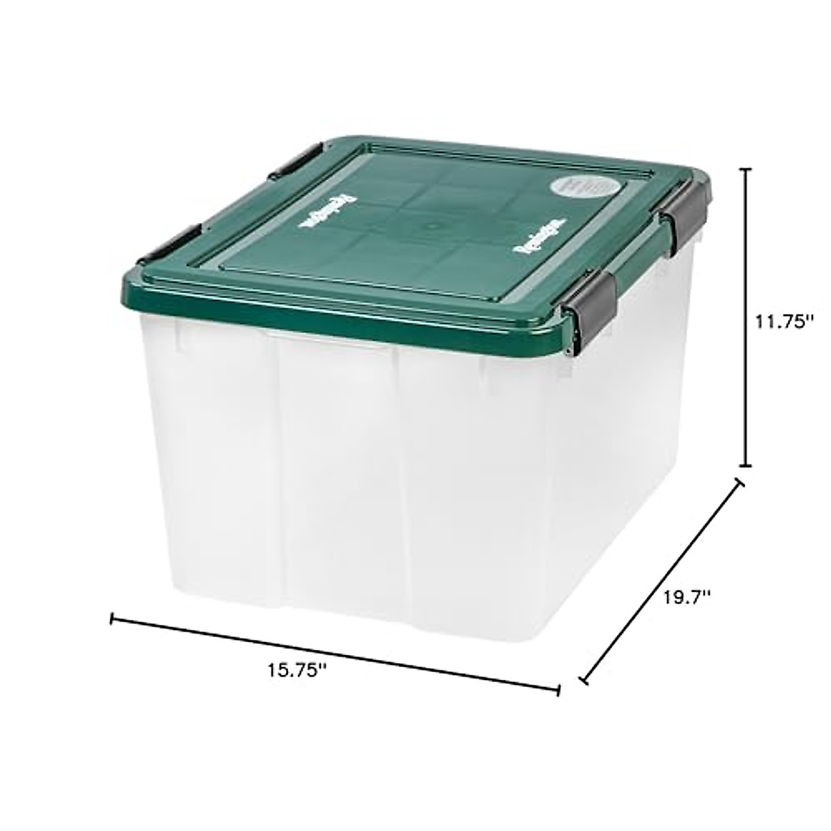 IRIS Remington® 46 Quart WeatherPro™ Storage Box, Green