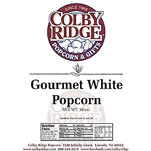 Colby Ridge 8 Gal. (128 Cups) Popcorn Sampler White, Caramel, Cheese, and Rainbow Popped Popcorn