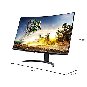 AOPEN by Acer 32HC5QR Sbiipx 31.5” Full HD (1920 x 1080) 1500R Curved Gaming Monitor | AMD FreeSync Premium Technology | 165Hz Refresh Rate | 1ms TVR | VESA Mountable | Display Port & HDMI