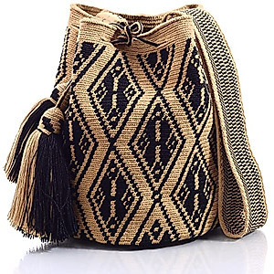 Wayuu Boho Chic Collection Designer Hand Woven Crocheted Tote Bag