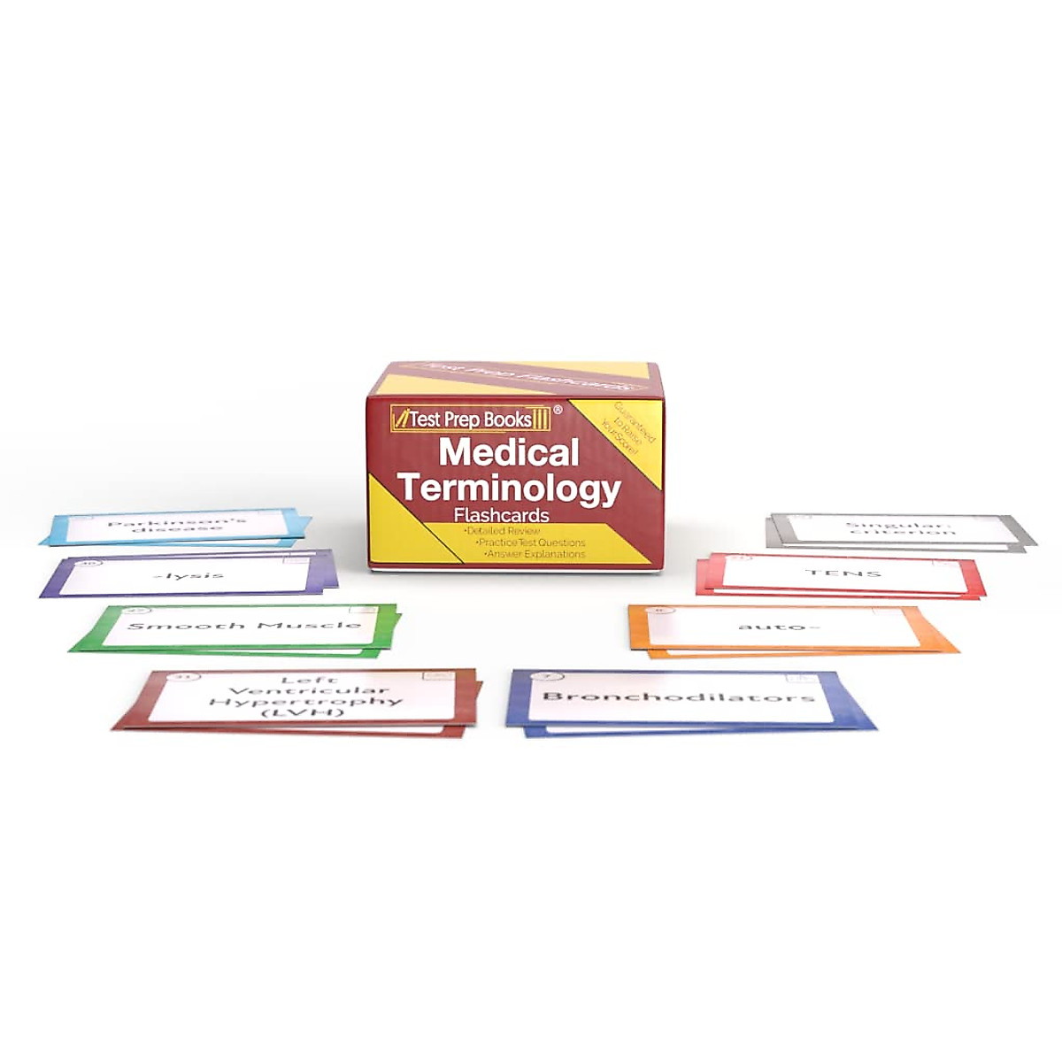 Medical Terminology Study Cards 2024-2025: Med Term Review for Health Professionals [Full Color Cards]