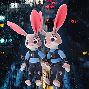 My Super Star Rabbit Stuffed Plush Toys Gifts for Friends Family Kids Christmas Halloween Chidlren Day 15'' Height Large (1 Piece) not Vacuum Sealed