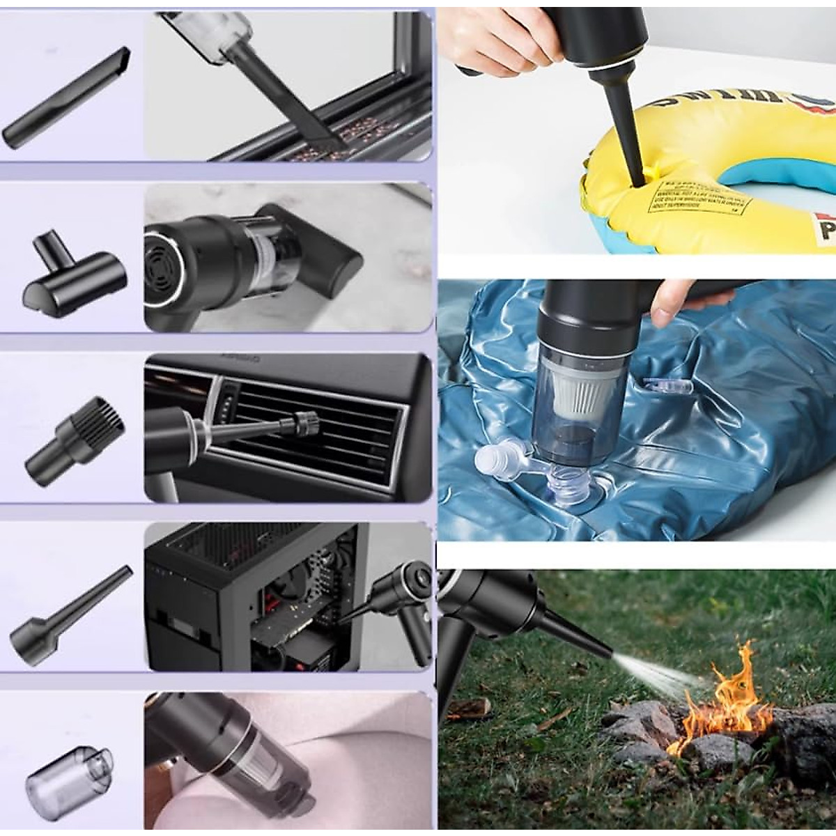 UIRPK Coporie Wireless Handheld Car Vacuum Cleaner 8000/9000pa,Coporie Cleaner,Coporie Cordless Handheld Vacuum Cleaner,Coporie Car Vacuum Cleaner Strong Suction (B,8000Pa Blue)