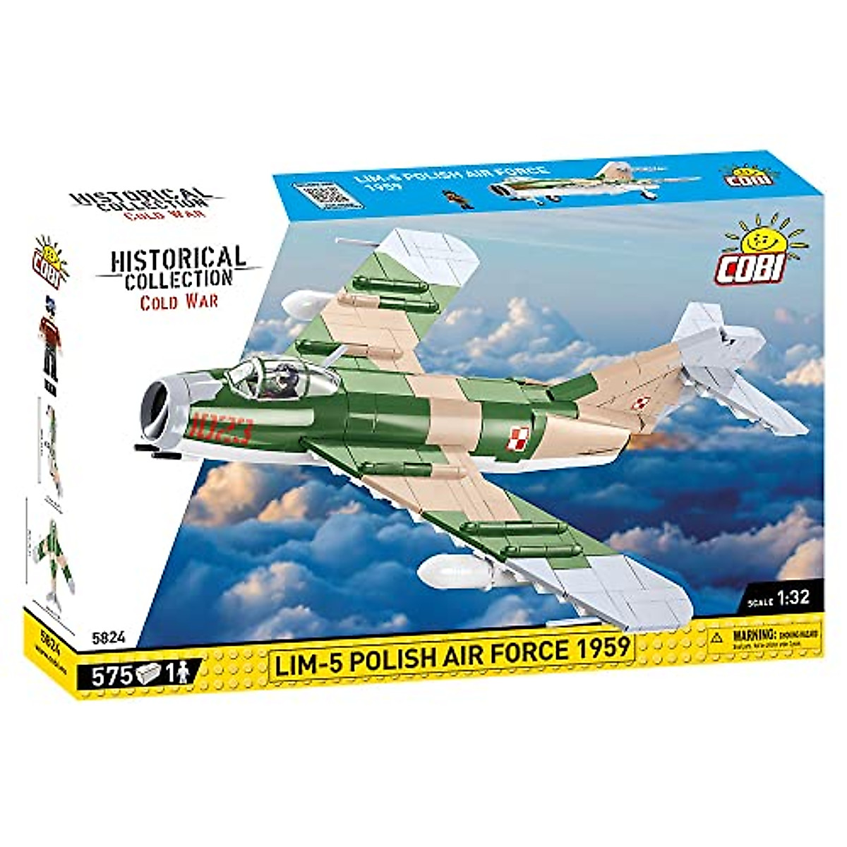 COBI Historical Collection Cold War LIM-5 Polish Air Force 1959 Plane