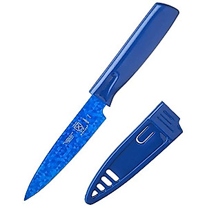 Mercer Culinary Non-Stick Paring Knife, 4 Inch, Blue