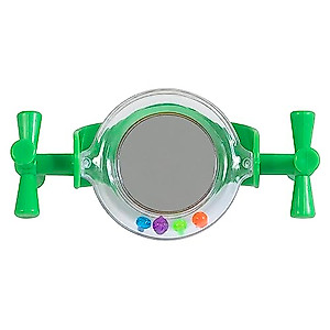 JW Pet Company Activitoy Rattle Mirror Small Bird Toy, Colors Vary
