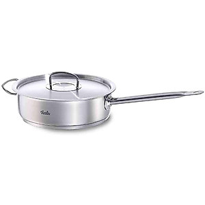 Fissler Original-Profi Collection 2019 Stainless Steel Saute Pan with Lid, 4.9 Quart