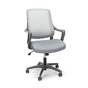 HON Basyx Helium Commercial-Grade Light Task Chair, Office, Platinum Grey