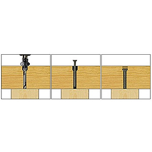 Bastex 7 Piece Countersink Drill Bit Set. Great Carpentry Reamer, Made for Woodworking. Screw Hole Cutter with Adjustable Depth