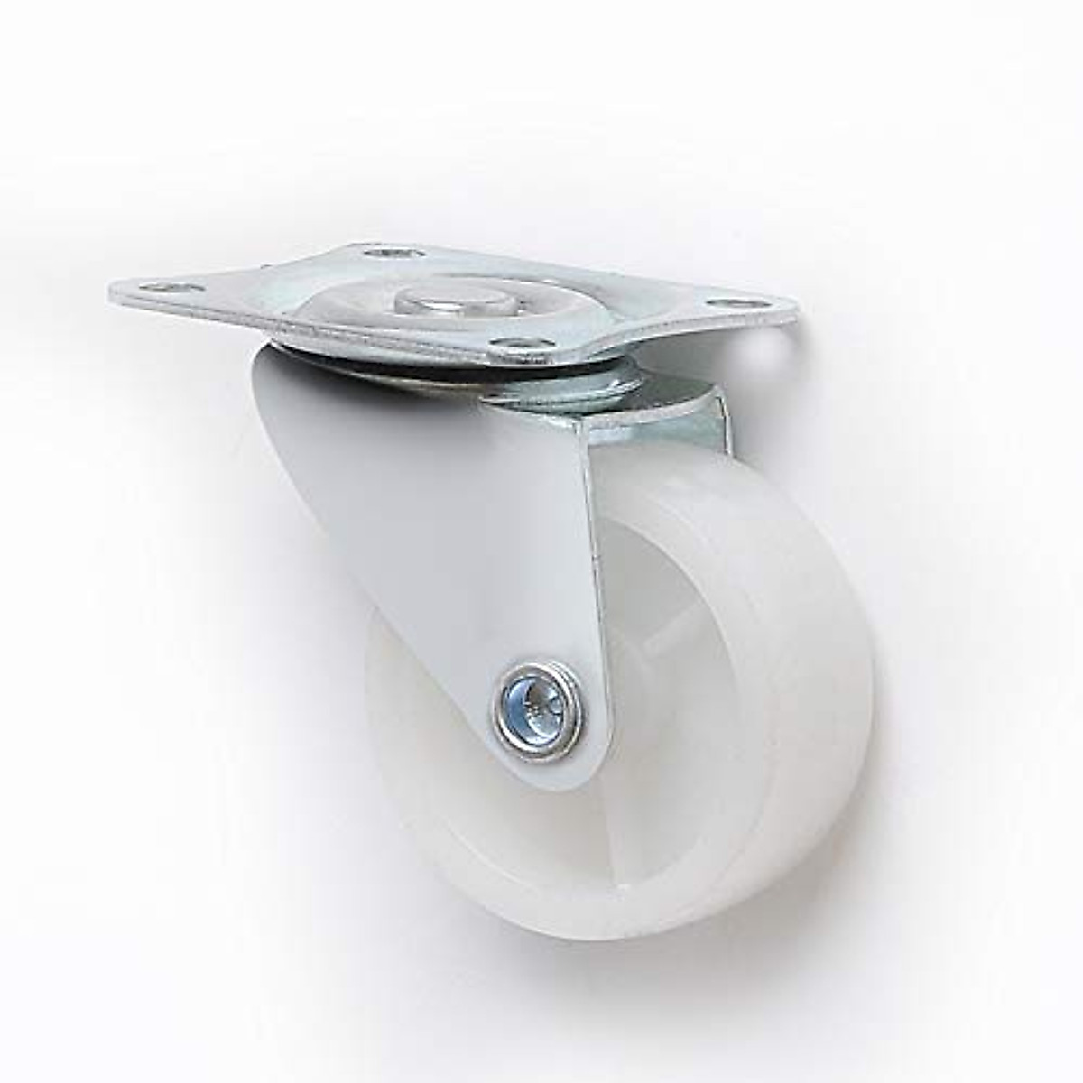 HOWDIA 1" Small Caster Wheels Swivel Casters Trolley Wheels for Furniture Project Cart, Industrial Casters Single Wheel with Rubber Base Ball Bearing Heavy Duty(12 Pack)