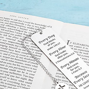Christian Gifts for Women Bookmarks Inspirational Bible Verse Religious Gifts for Friends Sister Her Daughter Encouragement Easter Gifts for Women Men Christmas Birthday Valentines Day Gift
