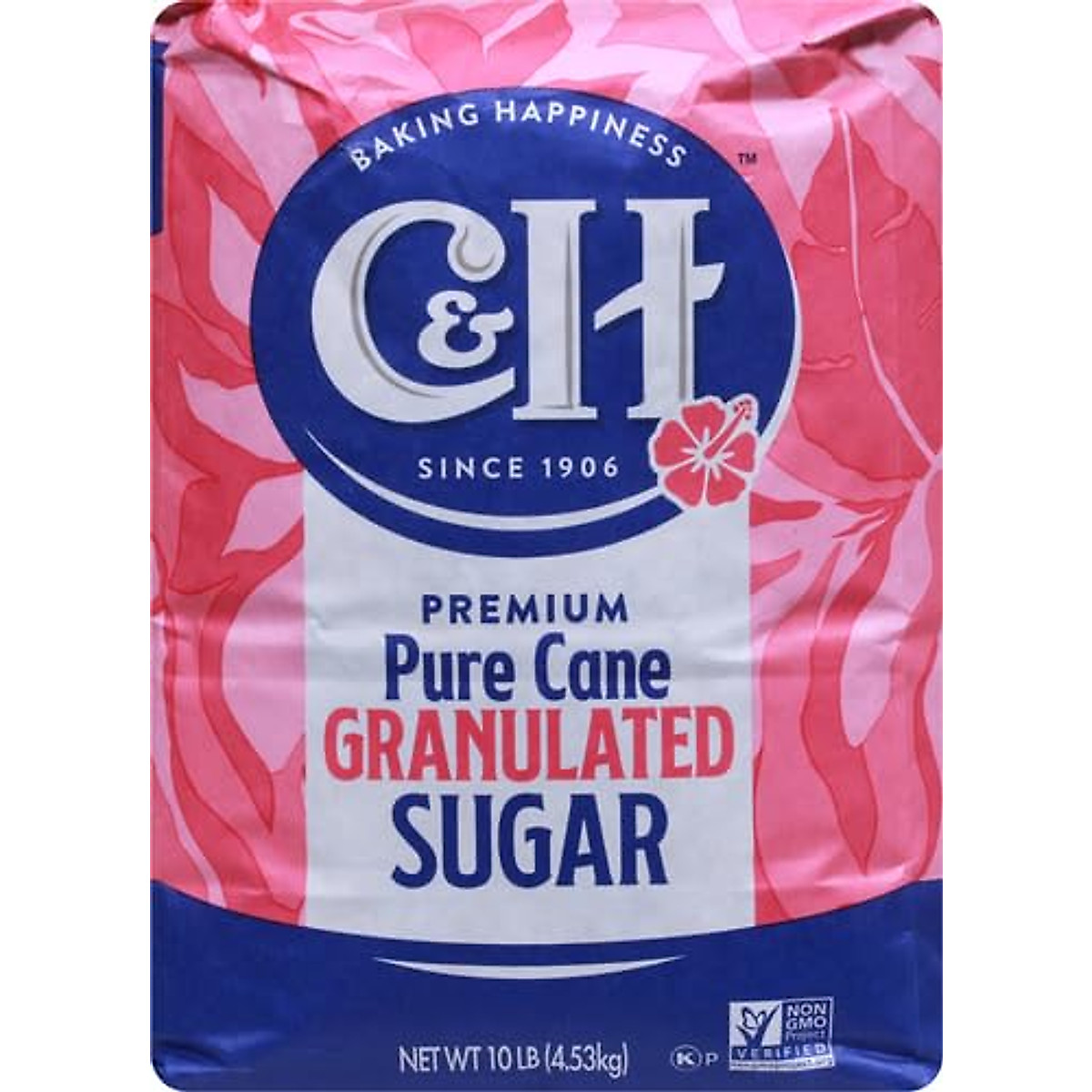 C&H Pure Cane, Granulated White Sugar, 10 lb