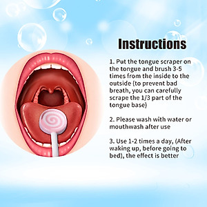 Y-Kelin Kids Tongue Scraper for Ages 2-8, 100% BPA-Free Silicone Cleaner – Cute Lollipop with Easy-to-Grasp Handles and Smiley Covers, Helps Freshen Bad Breath, Pack of 2