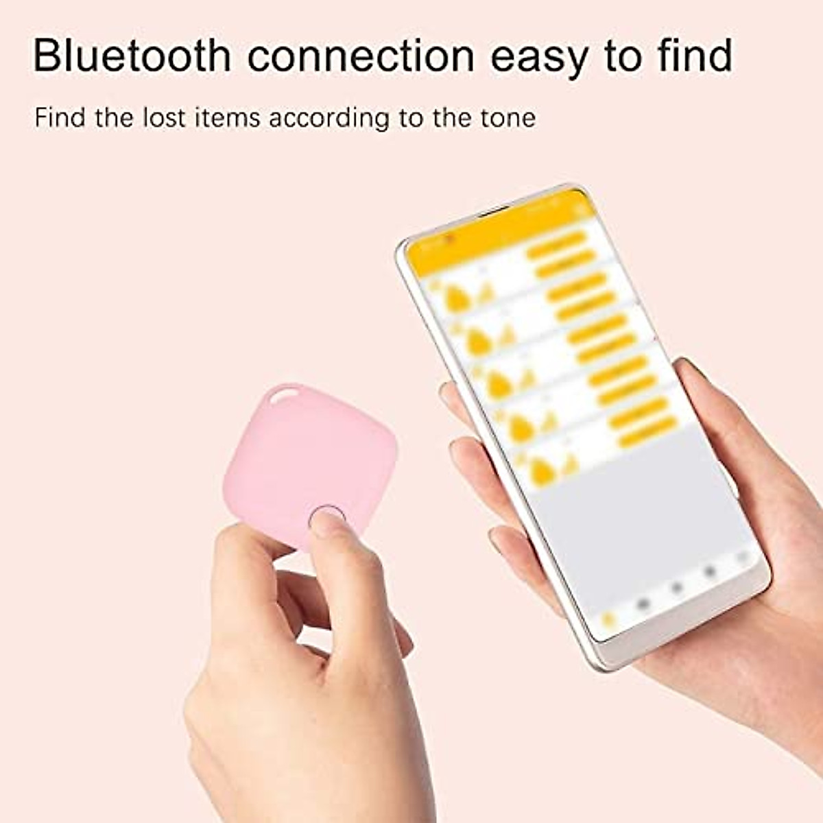 2023 New Portable Tracker, Bluetooth 5.0 Smart Anti-Lost Real Time Mini Tracking Locator, Item Finder Device for Mobile Keys Wallets Luggages Bags Kids Pets