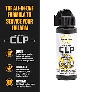 Break Free CLP Cleaner Lubricant and Preservative Gun Cleaner, Synthetic Oil, 68 fluid ounces