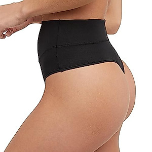 Hanes Women's Panties Pack, Smoothing Microfiber No-Show Underwear, May Vary, Assorted Colors, 6-Pack Thongs, 7