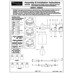 Calhoun Collection 3-Light Clear Glass Farmhouse Bath Vanity Light Antique Bronze