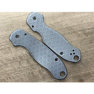 SEIGAIHA Zirconium Scales for Spyderco para 3