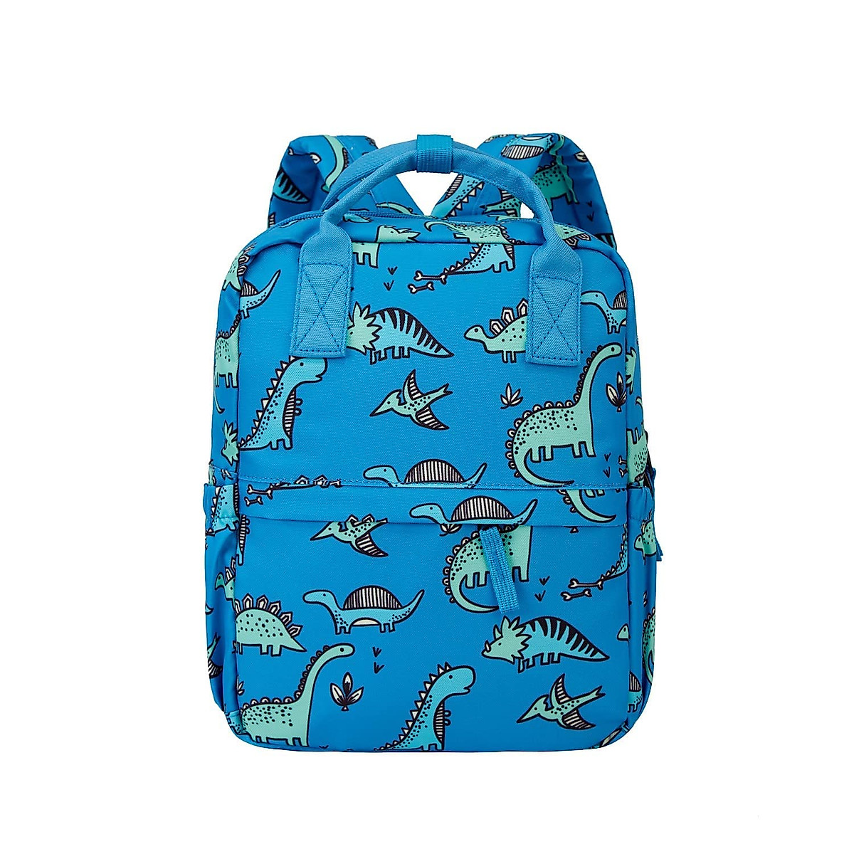 Cute Toddler Preschool Backpack Dinosaur Unicorn School Book Bag for Girls, Boys, Kids, Kindergarten Nursery Travel Bag(12inch, Blue Dinosaur)