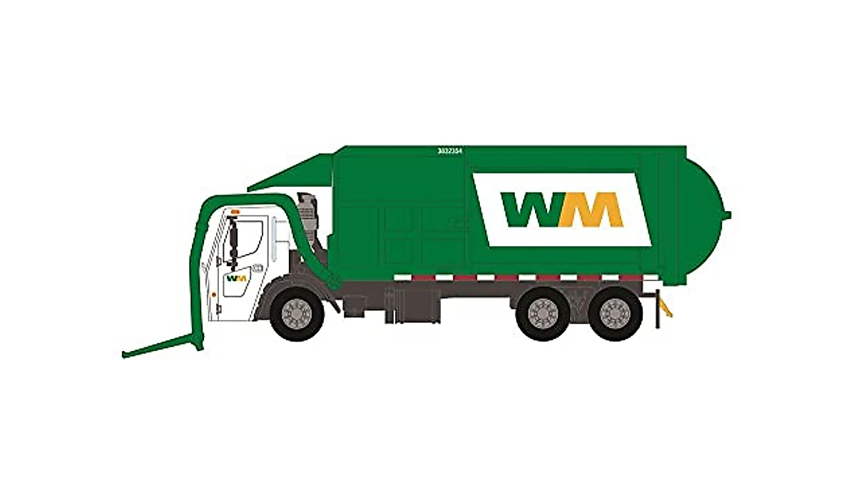 Waste Management Mack LR Diecast Model - 1/64 Scale Garbage Truck