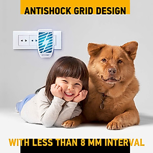 Indoor Bug Zapper Fly Zapper Mosquitos Zapper - Electric Portable Plug in Home Insects Zapper for removes Insects Mosquitos Files Bugs Gnats Moths