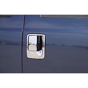 Putco 401209 Chrome Trim Door Handle Covers without Passenger Keyhole for Super Duty (4 Door)