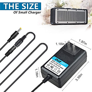 PwrON 12V AC Adapter Fits for Braven BRV-X 14073941 14113952 13113902 Ultra Rugged Wireless Speaker Braven BRVX BRVXGWB BRVXBBB; BRV-HD 141041371 Wireless Bluetooth Speaker BRVHD BRVHDBG Power Supply