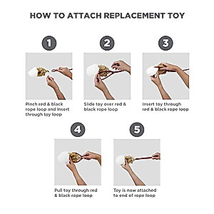 Outward Hound Tail Teaser Replacement Lure for Dog Teaser Wand, Fox