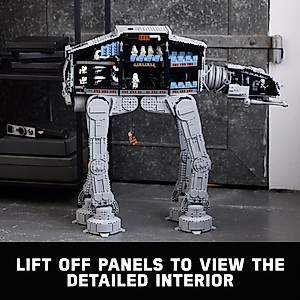 LEGO Star Wars at-at Walker 75313 Buildable Model - Collectible Set for Adults, Ultimate Build and Display Set, 9 Minifigures Including General Veers, Luke Skywalker, Snowtroopers and at-at Drivers