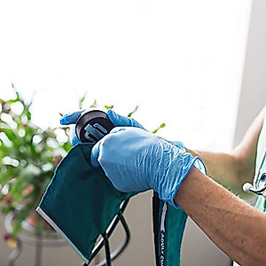 AMMEX Blue Nitrile Exam Gloves, Case of 1000, 3 Mil, Size X-Large, Latex Free, Powder Free, Textured, Disposable, Non-Sterile, Food Safe, APFN48100