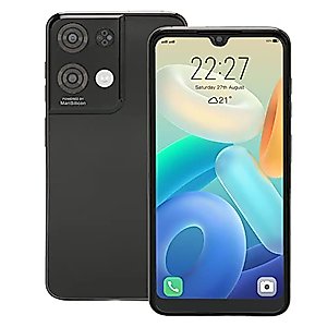 ASHATA Reno 8 Pro Unlocked Android Smartphone Cellphone, 6 inch HD Face Unlock 4G Net Mobile Phone, WiFi BT FM GPS, Dual SIM, 4GB RAM 64GB ROM, 8MP 16MP Camera, 2900mAh Battery, Black(US)