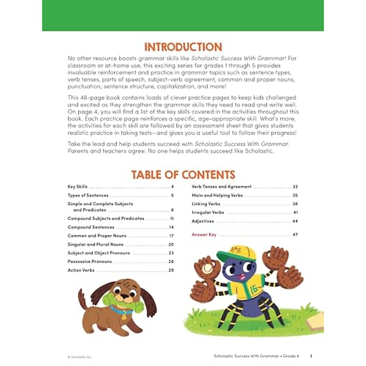 Scholastic Success with Grammar Grade 4 Workbook