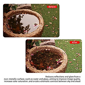 PROfezzion 58mm Circular Polarizer Filter for Canon EOS Rebel T7 T6 T8i T7i T6i T6s SL3 with EF-S 18-55mm Kit Lens, Ultra Slim Multi-Coated Circular Polarizing Filter 12 Layers CPL Camera Lens Filter