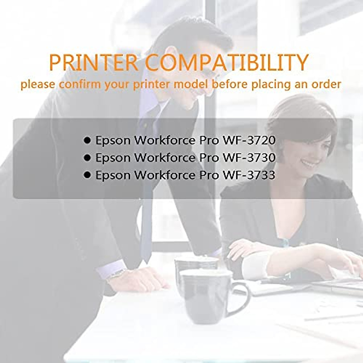 Run Star Remanufactured 702XL Black Ink Cartridge Replacement for Epson T702XL 702 T702XL T702XL120 for Epson Workforce Pro WF-3720 WF-3733 WF-3730 All-in-One Printer, 2 Packs