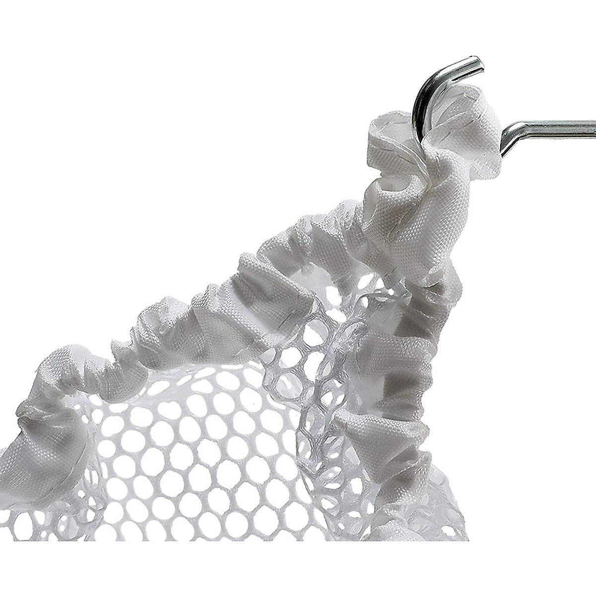 BLUE PANDA - Stuffed Animal Storage Hammock for Small Soft Toys (White, 32 x 24 Inches)