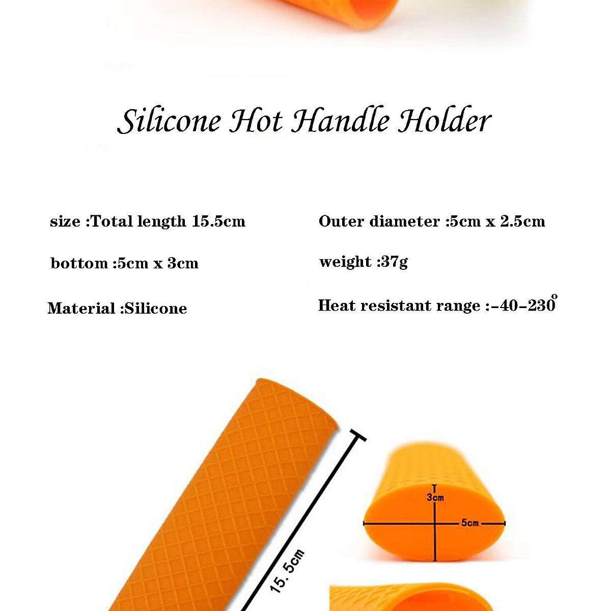 YouU 2 Pack Silicone Pot Holders and 2 Pack Silicone Hot Handle Holder Potholder Rubber Pot Handle Sleeve Heat Resistant for Cast Iron, Pans, Metal Frying Pans, Skillets, Griddles (Red)