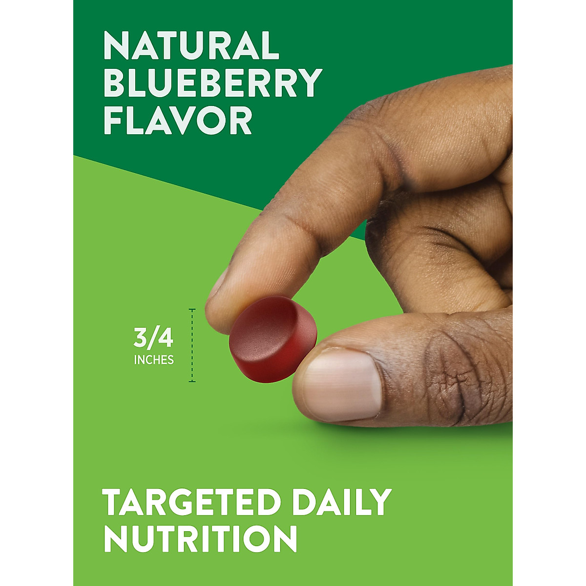 Mens Multivitamin Gummy | 70 Count | Vegetarian, Non-GMO, Gluten Free | with B12, D3, Zinc | Blueberry Flavor | by Nature's Truth