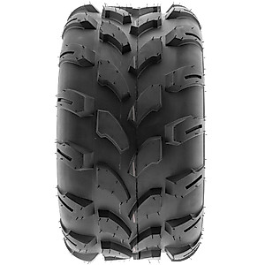 SunF A003 ATV/UTV/Lawn-Mowers Off-Road Tire 20x10-8, 6 PR, Directional Tread (Pair of 2)