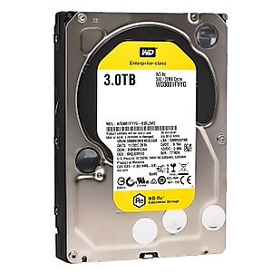 WD Re WD3001FYYG 3TB 7.2K RPM SAS 6 Gb/s 32MB Cache 3.5" Internal Hard Drive