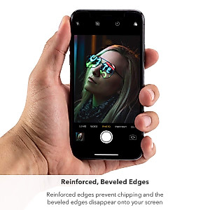 ZAGG InvisibleShield Glass Elite Screen Protector - Made for Apple iPhone 11 Pro Max and Xs Max- Case Friendly Screen - Impact & Scratch Protection (200103914)