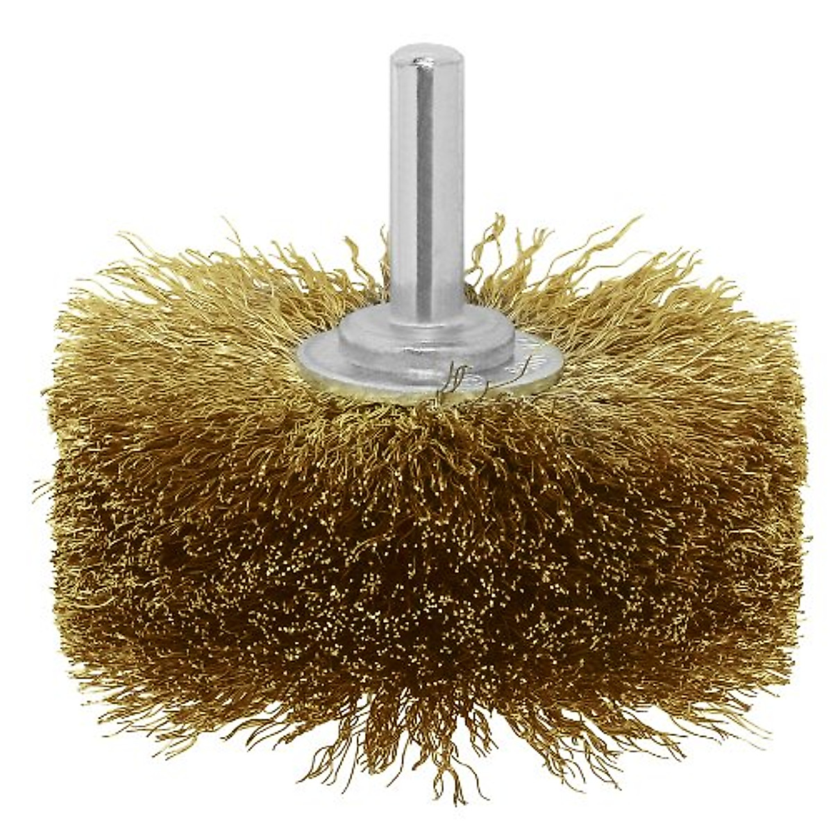 Bosch 2609256541 8 x 80 mm Wood Structure Brush Crimped Wire Shank (Brass-coated)