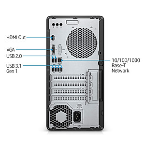 HP 590-p0033w Pavilion Desktop i3-8100 3.6GHz 4GB RAM 1TB HDD Win 10 Home Ash Silver