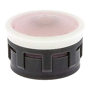 Neoperl 14 5350 5 PCA Perlator HC California Economy Flow Aerator Insert, Regular, 1.2 GPM with Washer, Pink/Clear Dome, Honeycomb Screen, Aerated, Acetal