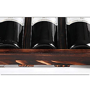 Wine Rack Solid Wood Wine Rack Freestanding Wine Rack Shelf Wine Rack Plug-in Wine Rack 5 Bottles of Red Wine Can Be Placed (Color : C1)