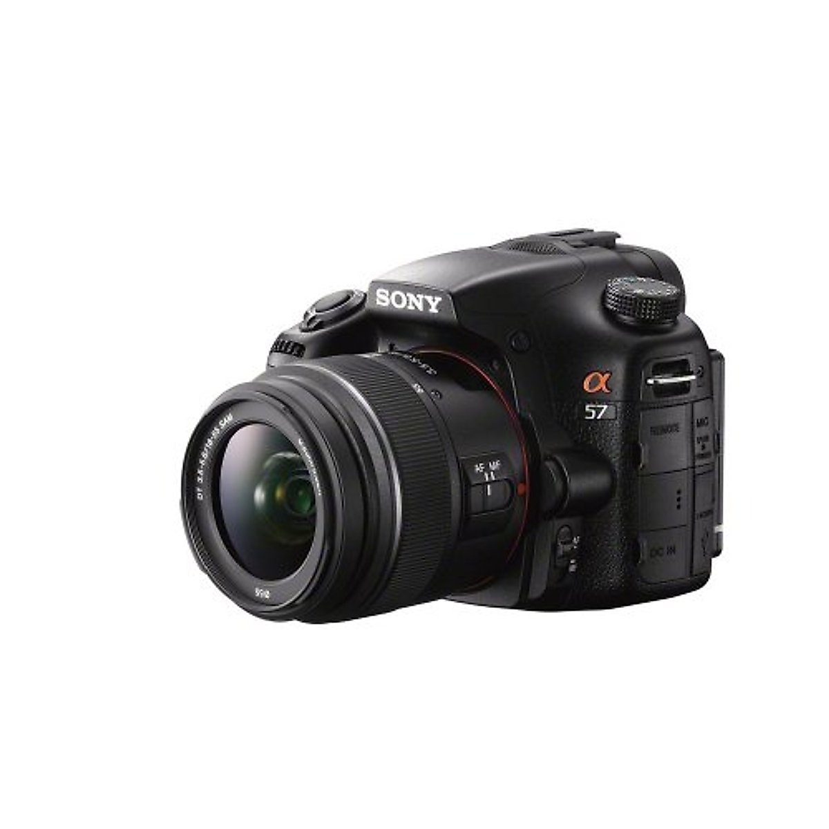 Sony Alpha SLT-A57K 16.1 MP Exmor APS HD CMOS Sensor DSLR with Translucent Mirror Technology, 3D Sweep Panorama and 18-55mm Zoom Lens
