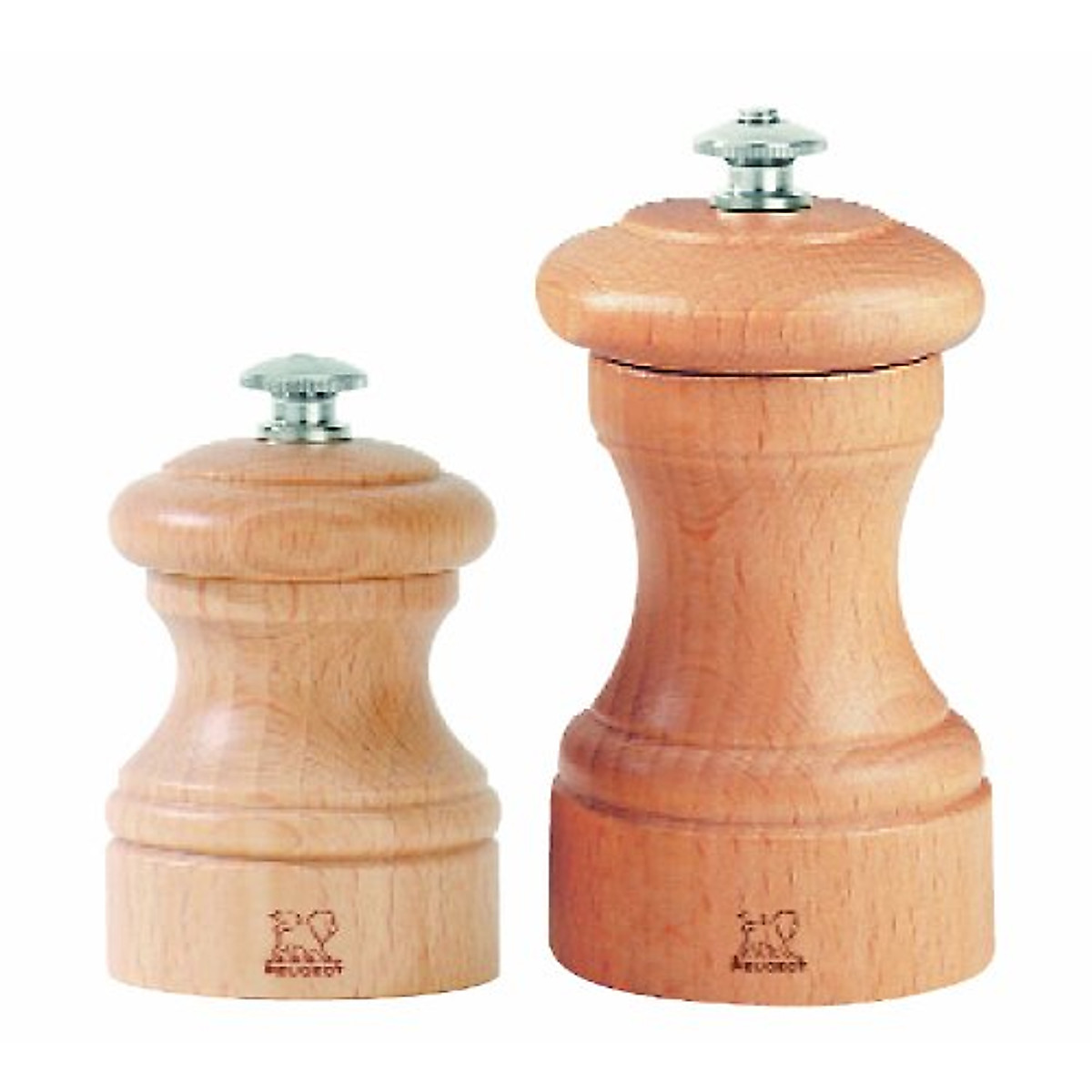 Peugeot 800-1 Bistro 4-Inch Pepper Mill, Natural, 3,94in, White